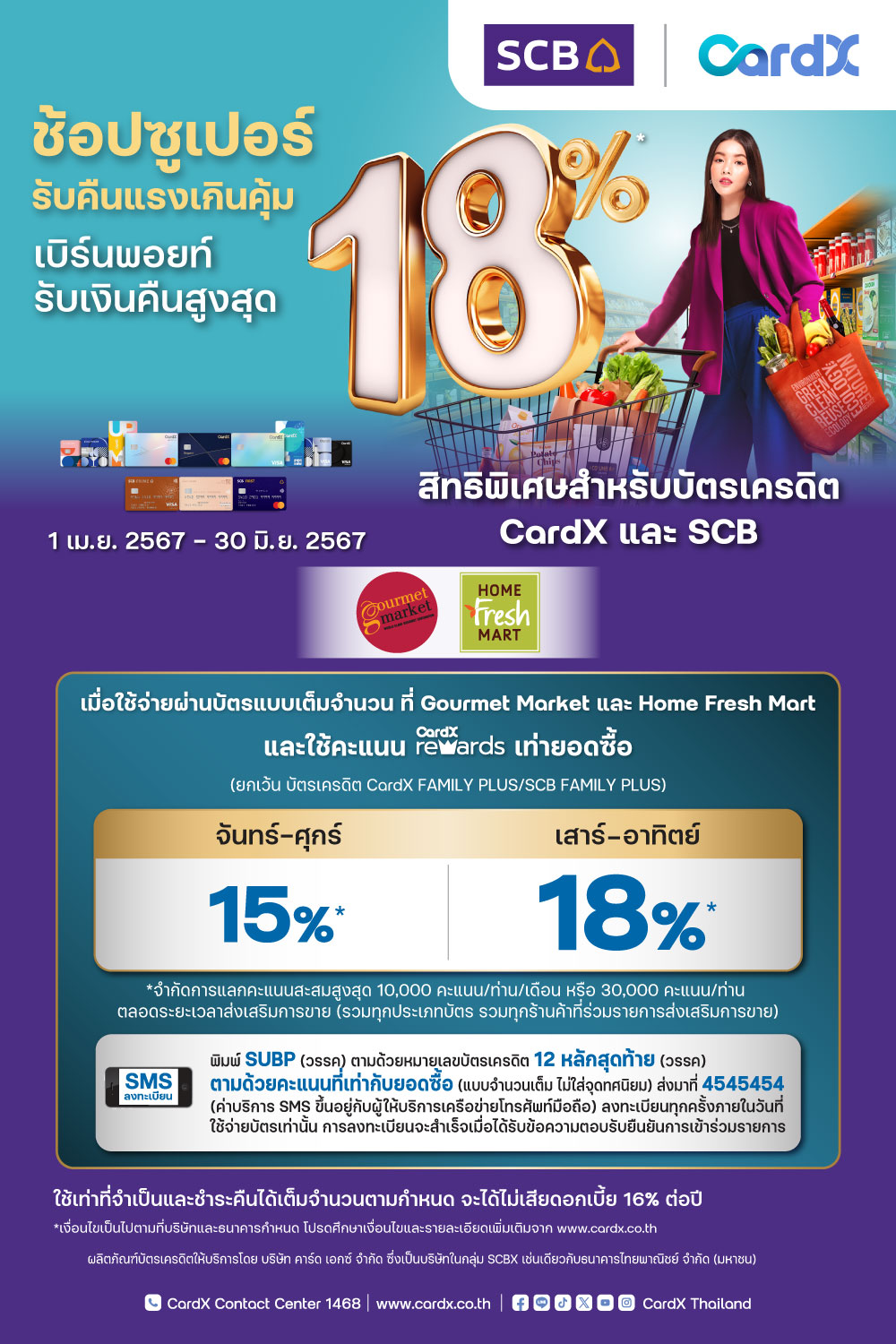 CardX รับเครดิตเงินคืนสูงสุด 18% | THE MALL | เดอะมอลล์ | โครงการห้าง ...